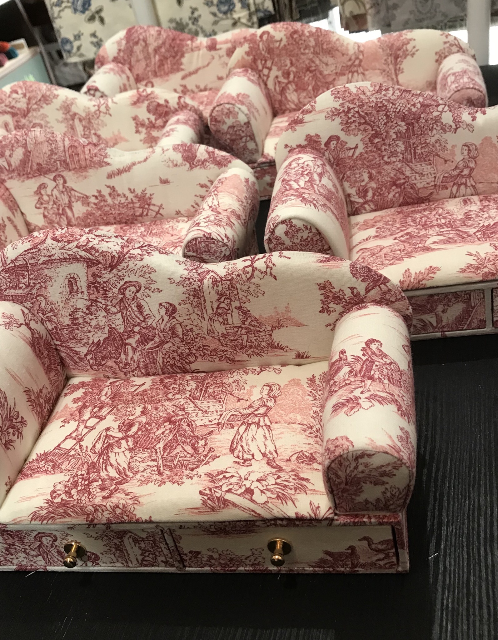 ミニチュアソファのレッスン – Clair～カルトナージュアトリエ クレア～