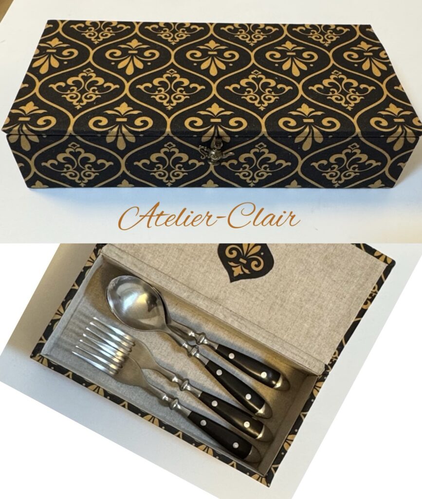 カトラリーBOX#2 – Clair～カルトナージュアトリエ クレア～